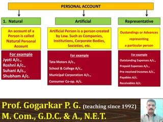 Classification And Rules Of Account PPT