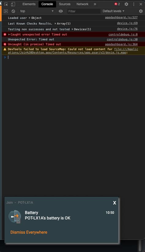 getting unexpected error timed out · issue 17 · joaomgcd joindesktop · github