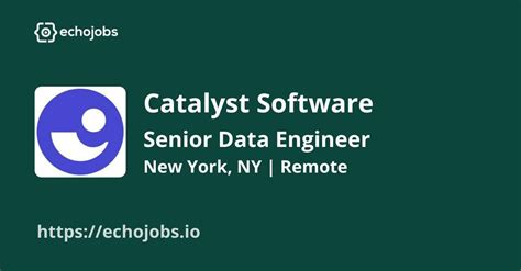 Catalyst Software Is Hiring Senior Data Engineer Usd 156k 193k New York Ny Remote Mysql