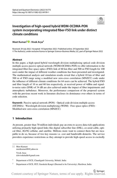 investigation of high speed hybrid wdm ocdma pon system incorporating