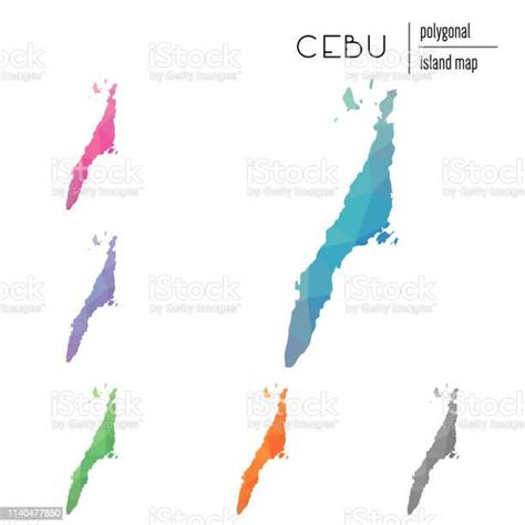 낮은 폴 리 아트의 밝은 그라데이션으로 채워진 다각형 세부 지도 벡터의 집합입니다 0명에 대한 스톡 벡터 아트 및 기타 이미지 0명 개념 개체 그룹 Istock