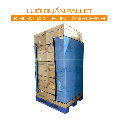 Lưới Quấn Pallet Tái Sử Dụng Có Khóa Dây Thun Tăng Chỉnh
