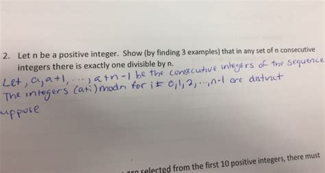 Solved 2 Let N Be A Positive Integer Show By Finding 3