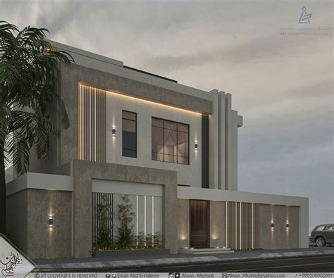 Modern Villa In Saudi Arabia Ll On Behance Modern Villa Design House