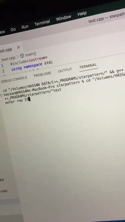Muhammad Hassan On Linkedin Cpp Python Patterns Codingchallenge Program