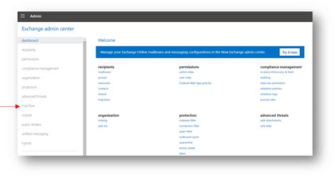 creating mail flow rules server academy