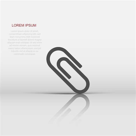 Premium Vector Paper Clip Attachment Vector Icon Paperclip Illustration On White Isolated