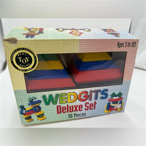 Toys Wedgits Deluxe Set 3 Pieces Building Block Stacking Set Stem Toy