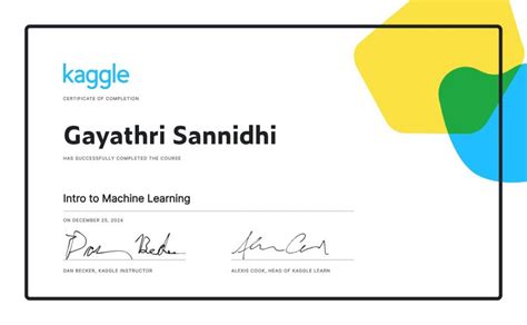 Gayathri Sannidhi On Linkedin Machinelearning Datascience Kaggle Learningjourney