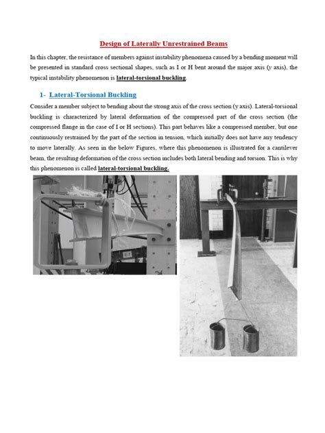 Lecture 82 Pdf Bending Buckling