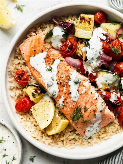 Sheet Pan Salmon And Veggies Story Plays Well With Butter