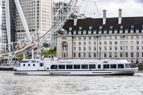 Thames River Sightseeing Boats London Uk