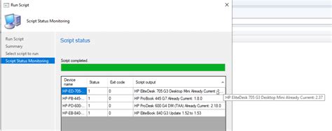 HHP Client Management Script Library Recast Software