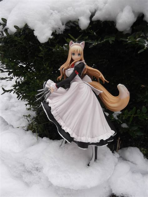 Foxgirl In The Snow By Aardbeielfje On Deviantart