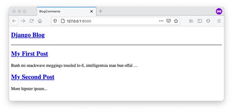 Implement A Comment System For A Blog Application With Django Samuel