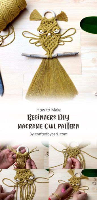 DIY Macrame Owl Free Pattern Ideas Carolinamontoni Com