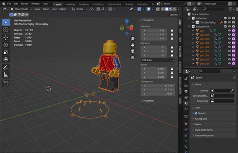 While Exporting Via Gltf 20 To The Glb Format The Model Gets Displaced