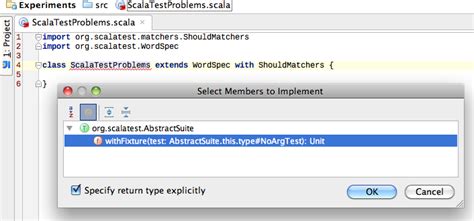 Scalatest Withfixture Problem Ides Support Intellij Platform
