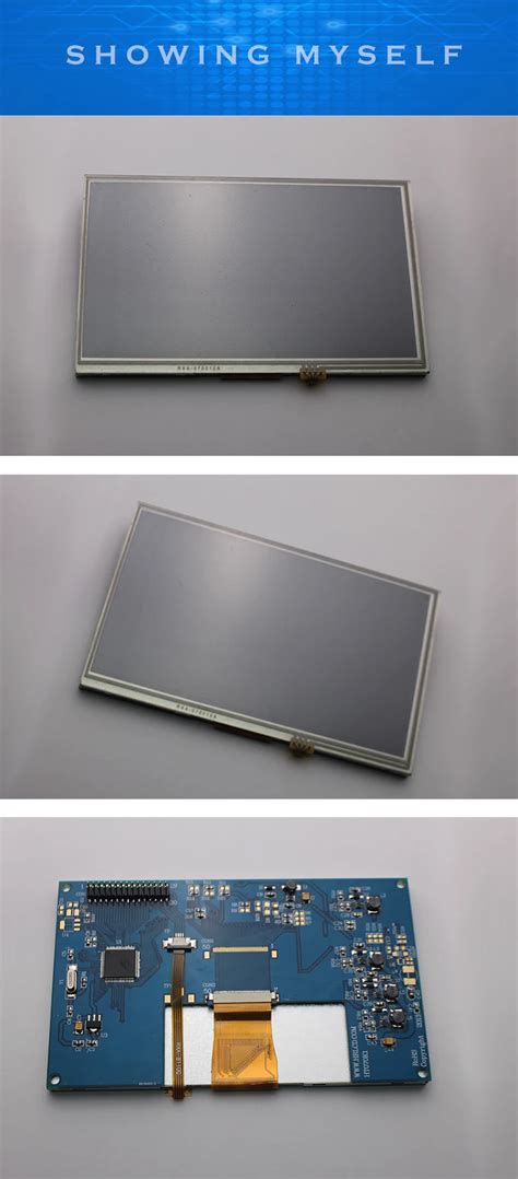 7inch Tft Lcd Module Controller Board Ssd1963 Tft Lcd Screen 800x480 Resolution Mcu 8080 8 16bit