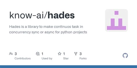 GitHub Know Ai Hades Hades Is A Library To Make Continuos Task In