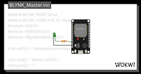 Blynk Master Ino Wokwi Esp Stm Arduino Simulator
