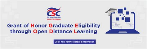 Csc Encourages Honor Graduates To Apply For Eligibility