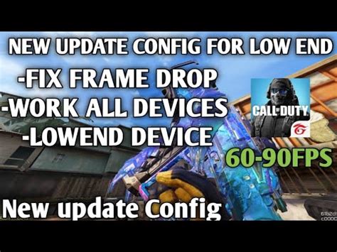 CODM FIX LAG LOW END DEVICES 60 FPS YouTube