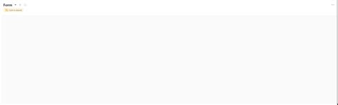 Form View Edit Mode Broken