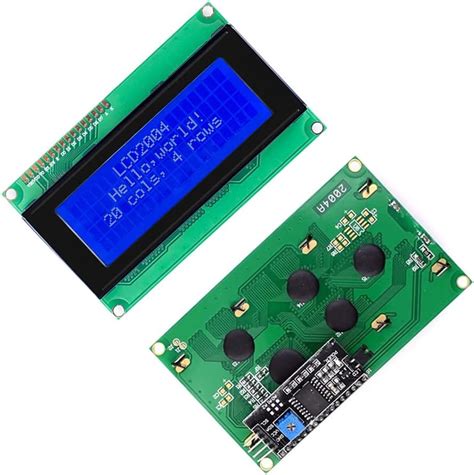 Freenove I2c Iic Lcd 2004 Module Twi Serial 20x4 Display Compatible With Arduino Raspberry Pi