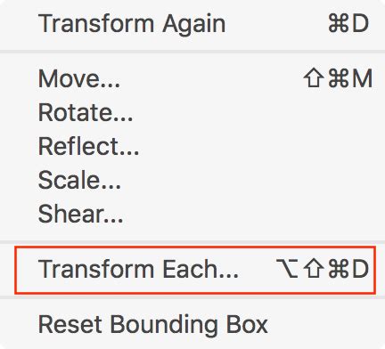 Using Adobe Illustrator S Transform Each Clockwork Design Group Inc