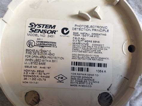 System Sensor 2451 Firealarmstv Jjinc24u8ol0s Fire Alarm Collection Pictures Videos Info