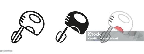 핸드 믹서 아이콘입니다 믹서 털기 벡터 그림입니다 전기 비터 기호 교반 장치 기호 핸들 믹서 주방 가전 픽토그램 요리 채찍질하는 기구 고립된 개념 거품 내기에 대한 스톡