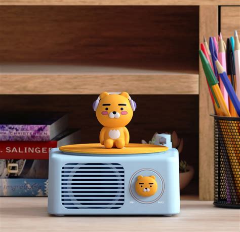 카카오프렌즈 블루투스 턴테이블 스피커 3d 제품모델링·렌더링 포트폴리오 크몽