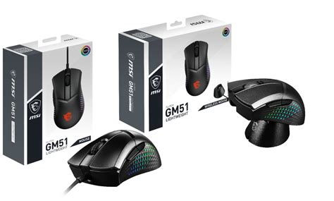 MSI CLUTCH GM51 Lightweight and Wireless: New gaming mice available now