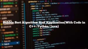Bubble Sort Algorithm And Application With Code In C Python Java Mysqlgame
