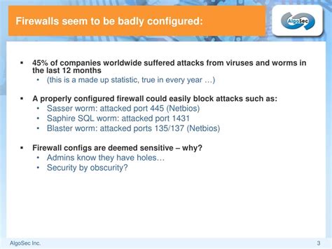 Ppt Firewall Configuration Errors Revisited Powerpoint Presentation Free Download Id 2446084