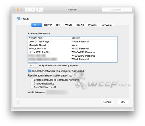 How To Prioritize WiFi Networks On Mac OS X