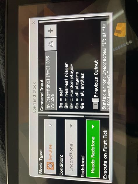 Why Isnt My Command Block Working Rminecraftcommands