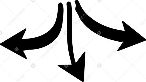 검은색 화살표 세 Png Svg