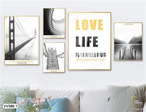 Khung Ảnh Treo Tường Đơn Lẻ Cho Nhà Nhỏ Viet Canvas