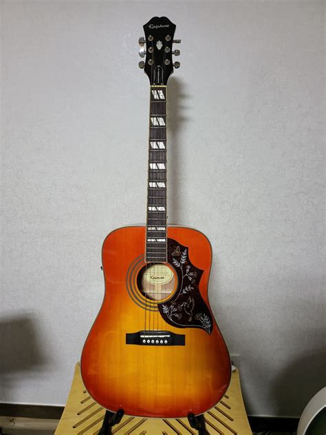 에피폰 허밍버드 프로 어쿠스틱 기타 중고악기 뮬