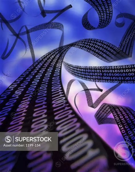 Strips Of Binary Code Superstock