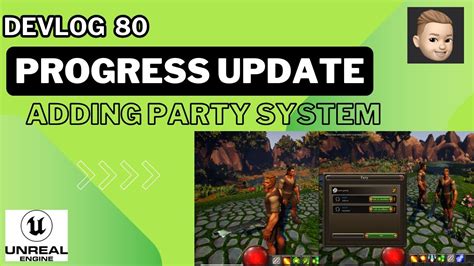 Ue5 Mmo Devlog 80 Introducing Party System For The Players Youtube