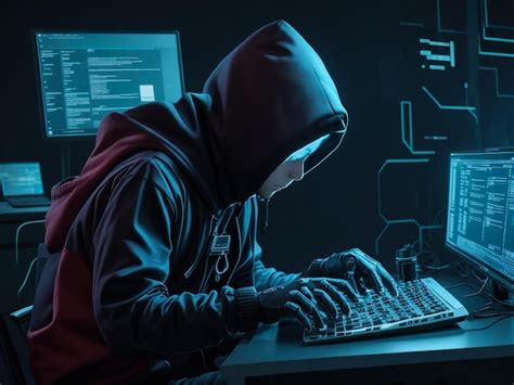 Premium Photo Hacker Using Laptop Computer With Html Code And Map Attack And Programming