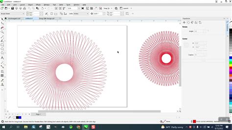 Corel Draw Tips And Tricks Rotate Off Center Youtube