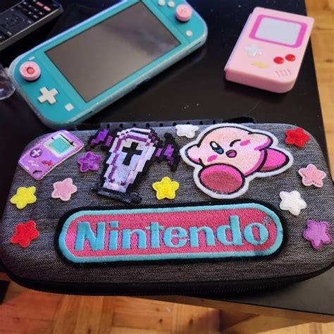 Kirby Winking Iron On Nintendo Patch From Kirby Nes Game Etsy