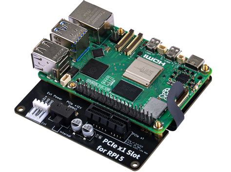 52pi P02 Pcie Expansion Board For Raspberry Pi 5 Features A Pcie X1