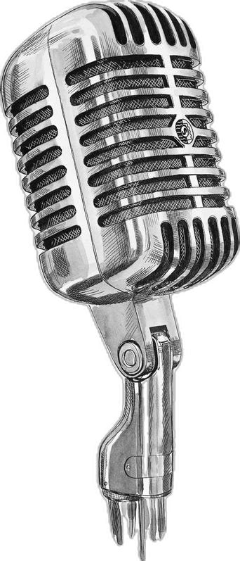 Microphone Tattoo Design A Drawing Tribute To A Music Enthusiast