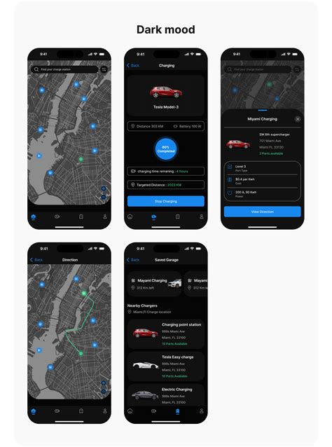 Ev Charging App Ui Ux Design On Behance