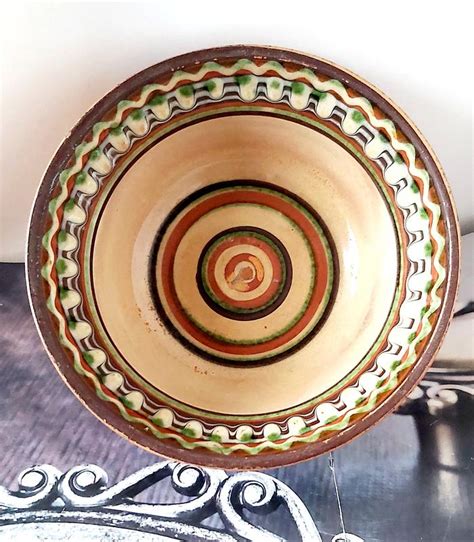 Тарілка васильківська майоліка вінтаж миска керамічна вінтажна — ціна 200 грн у каталозі Тарілки